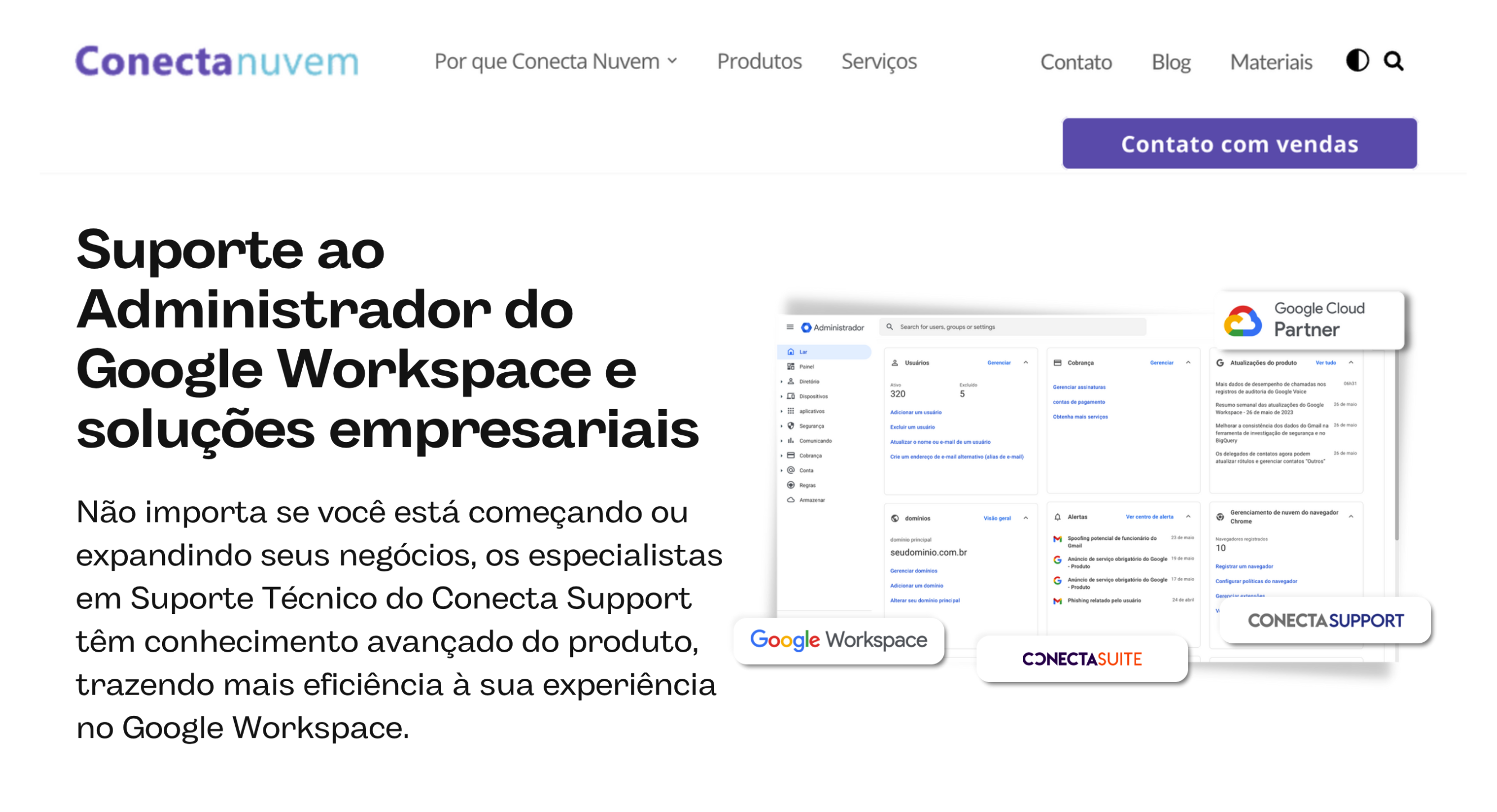 Conecta Nuvem - Suporte ao Google Workspace